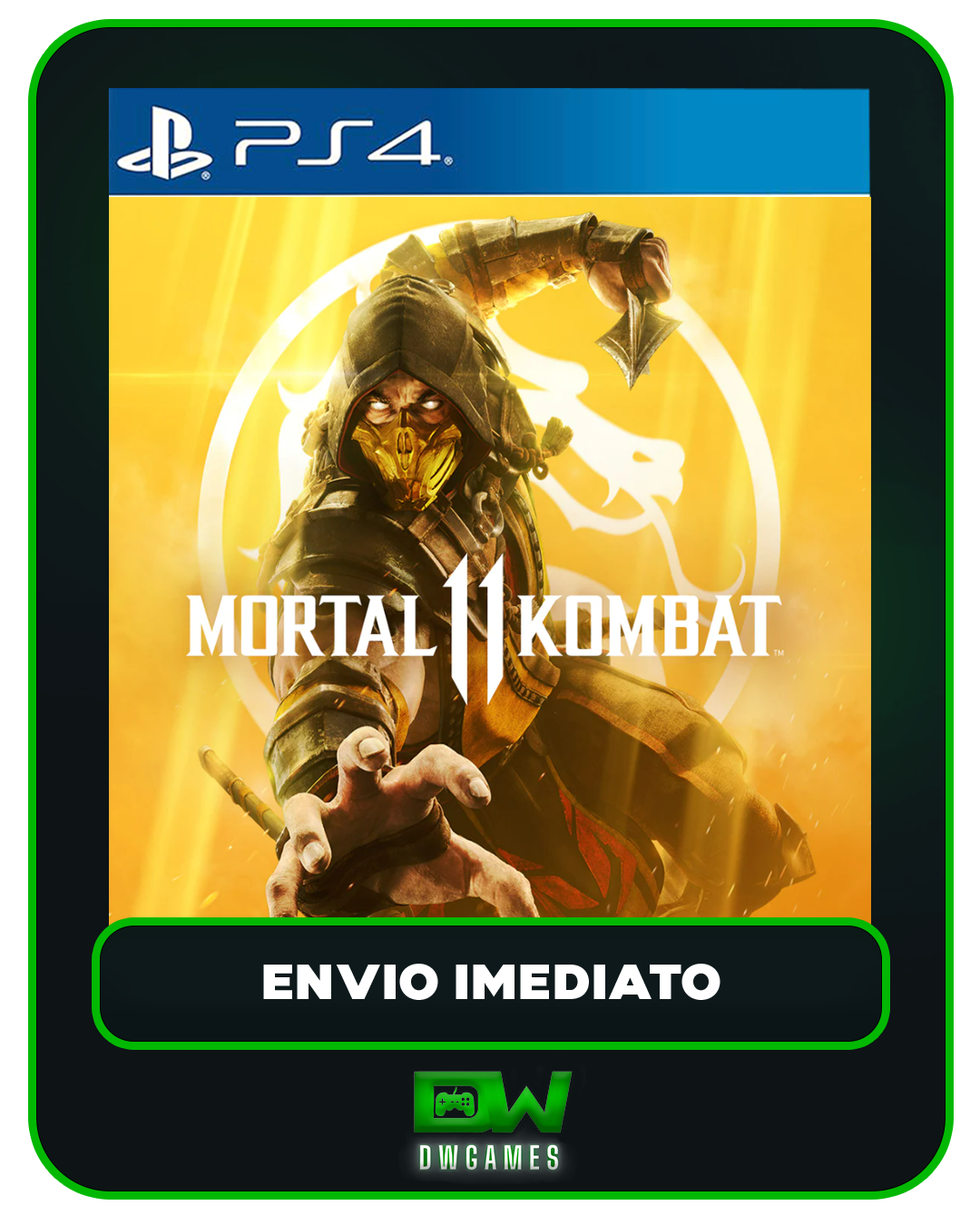 Mortal Kombat 11 PS4 Edicao Padrao Midia Digital DW GAMES
