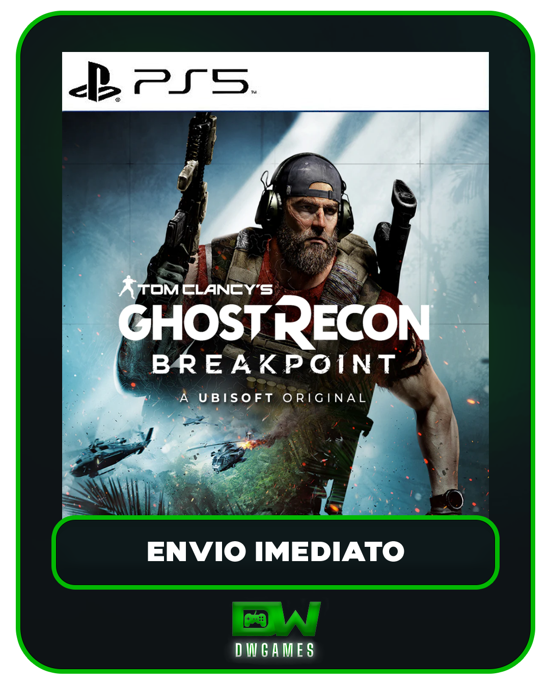 Ghost Recon Breakpoint - PS5 - Edição Padrão - Mídia Digital - DW Games