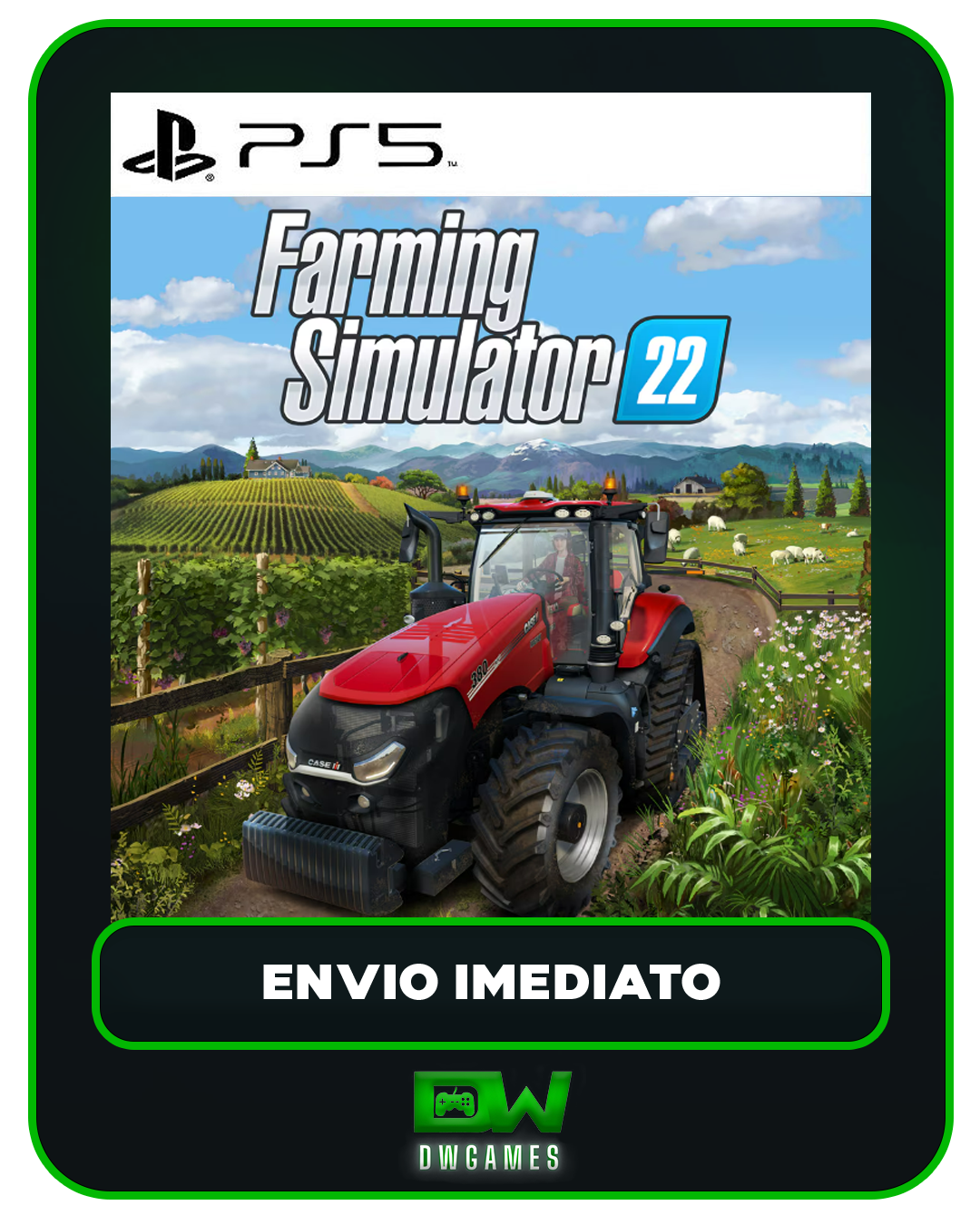Farming Simulator 22 - PS5 - Edição Padrão - Mídia Digital - DW GAMES