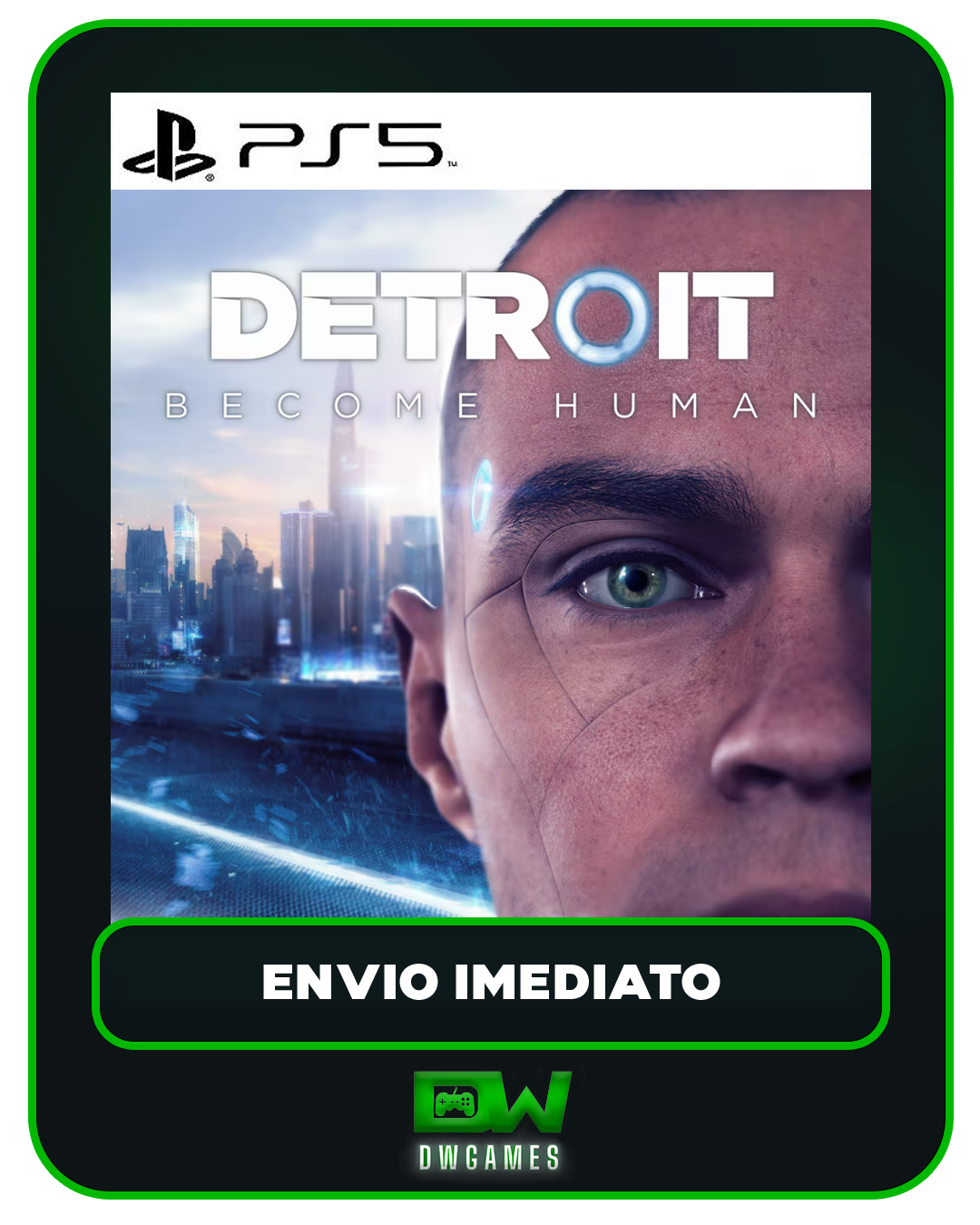 Detroit: Become Human - Edição Padrão - PS5 - Mídia Digital - DW Games