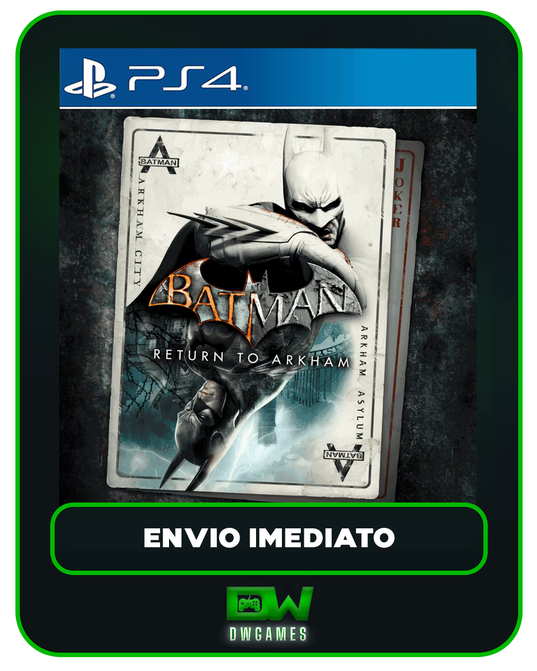 Batman Return to Arkham - PS4 - Edição Padrão - Mídia Digital - DW GAMES