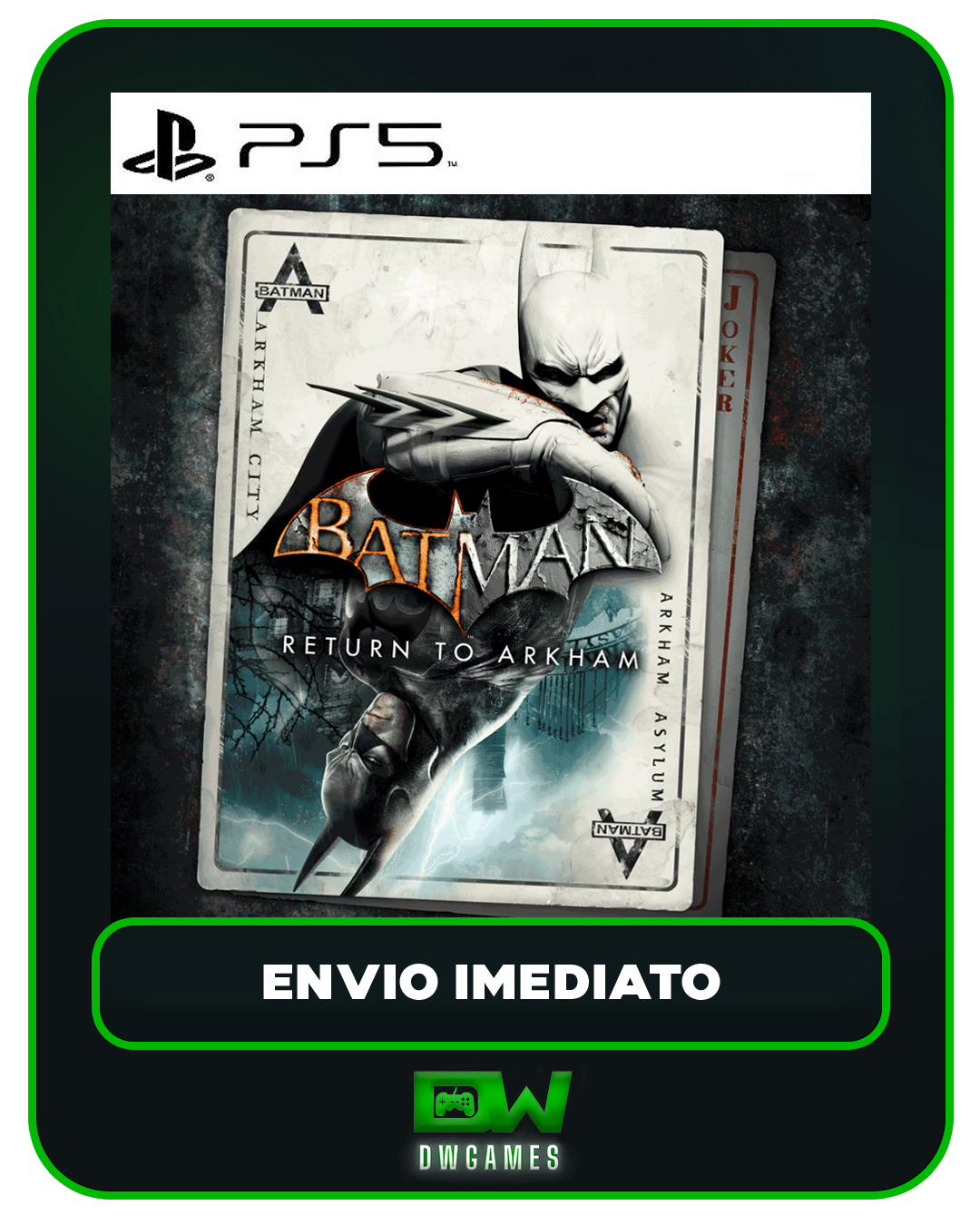 Batman Return to Arkham - PS5 - Edição Padrão - Mídia Digital - DW Games