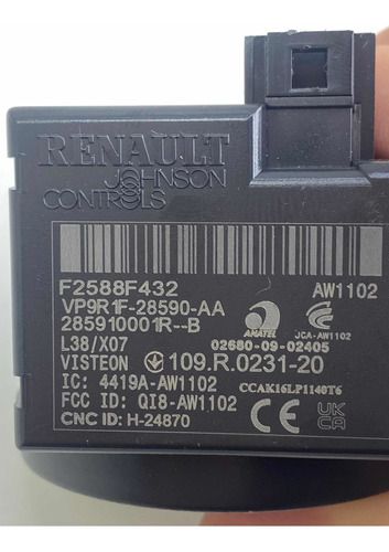 Antena Imobilizador Renault Kwid 285910001r - VF Auto Peças