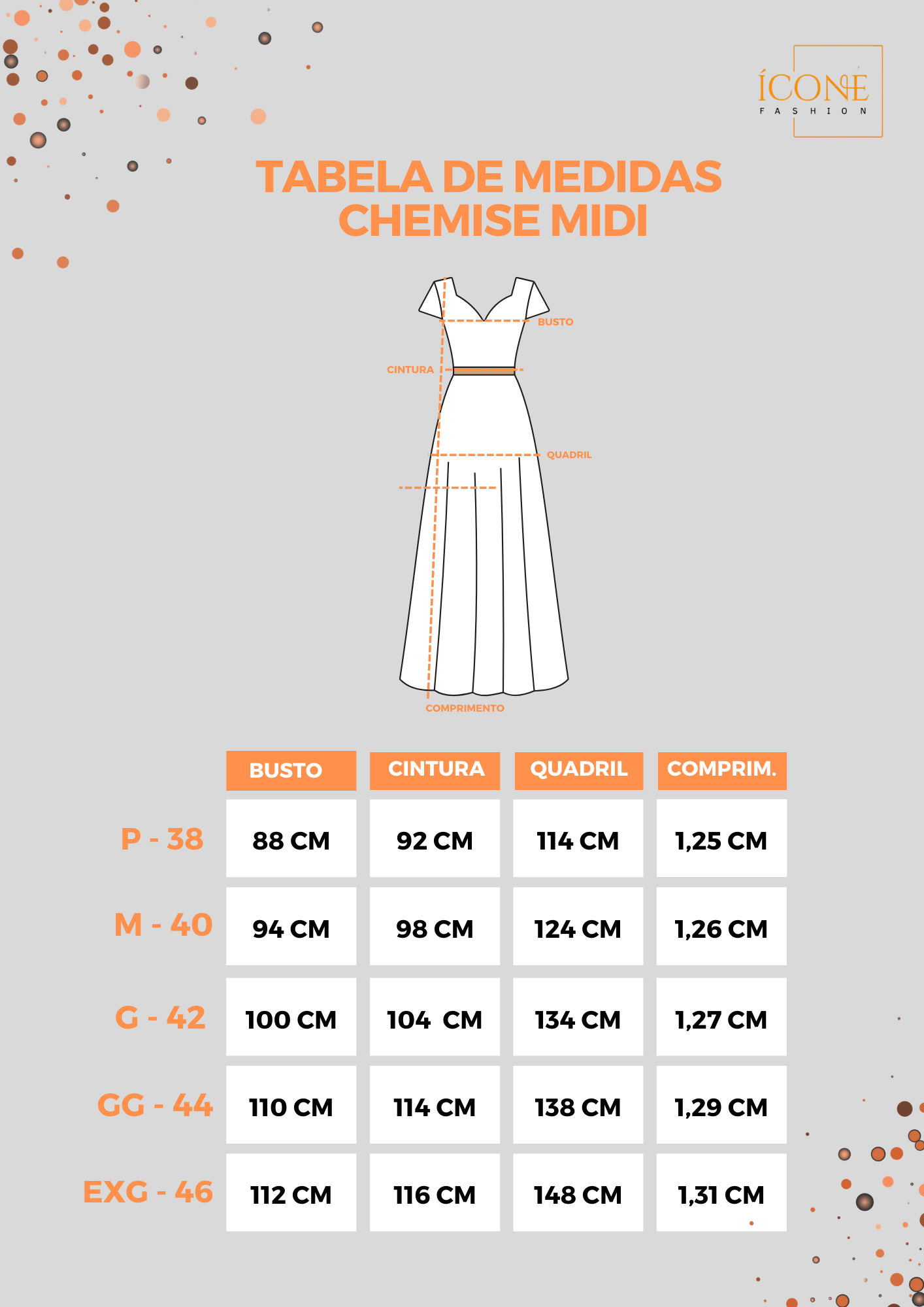 CHEMISE MIDI MANGA CURTA ESTAMPA FOLHAGEM GRÁFICA - Ícone Fashion ...