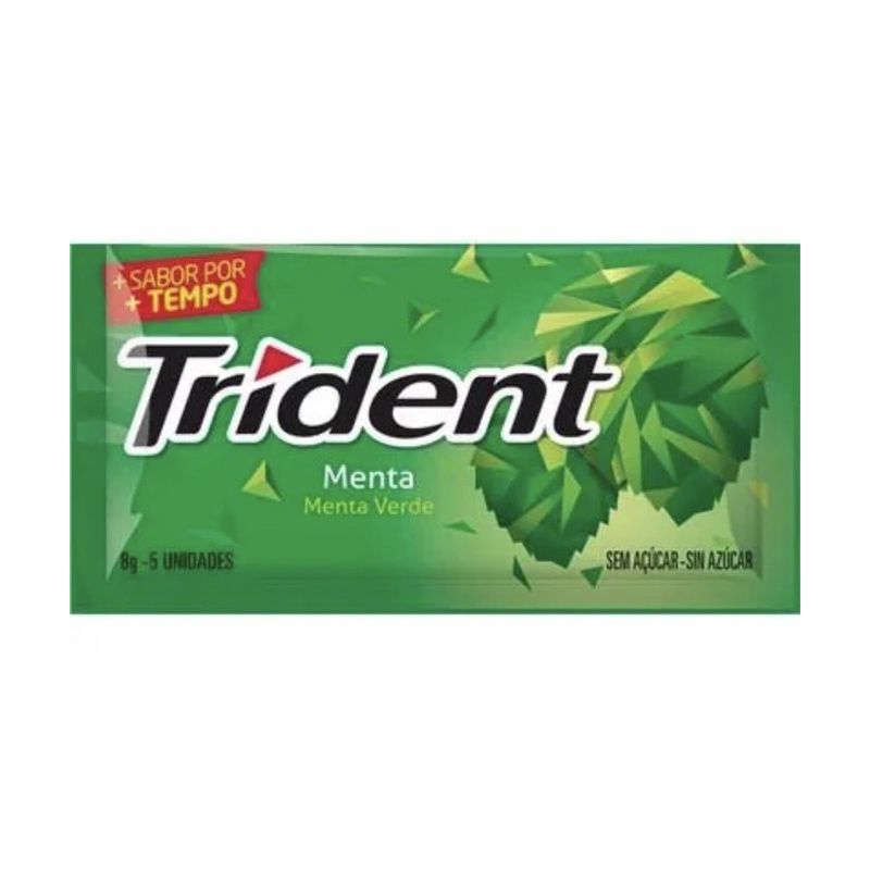 Chiclete Trident Menta C/ 21unid 168g - Estação Doces