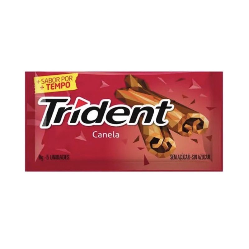 Chiclete Trident Canela C/ 21unid 168g - Estação Doces