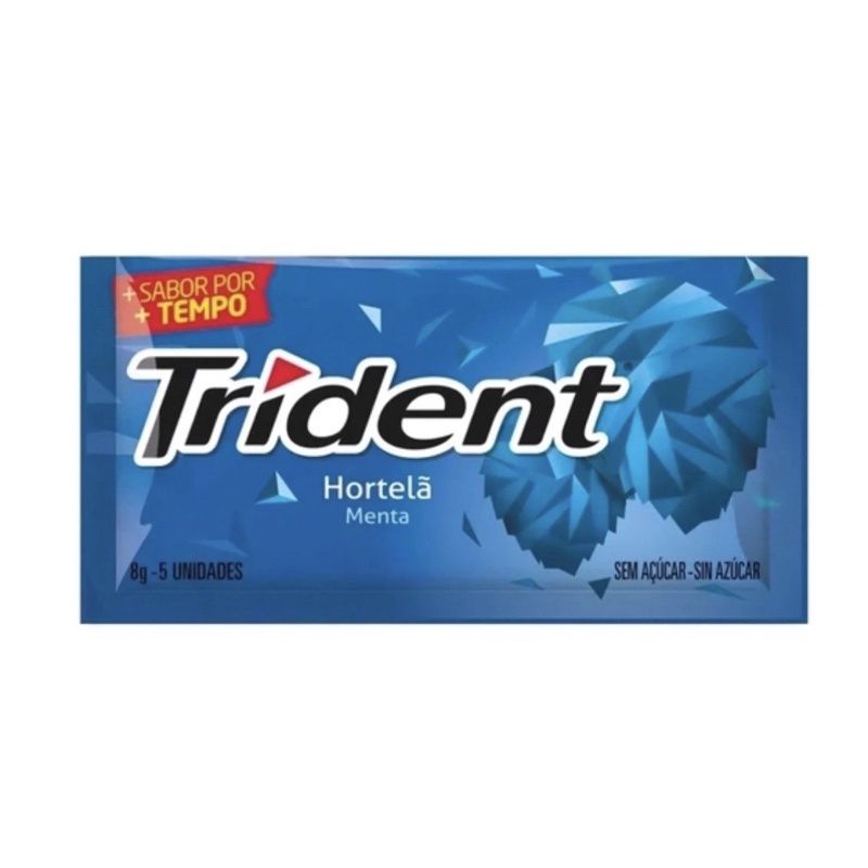 Chiclete Trident Hortelã C/ 21unid 168g - Estação Doces