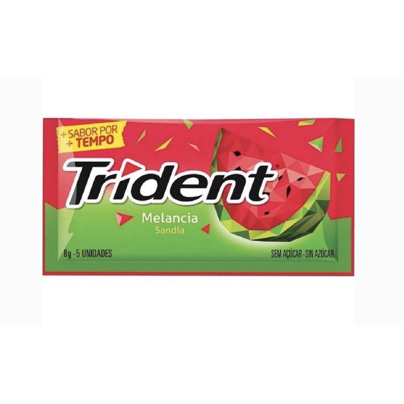 Chiclete Trident Melancia C/ 21unid 168g - Estação Doces