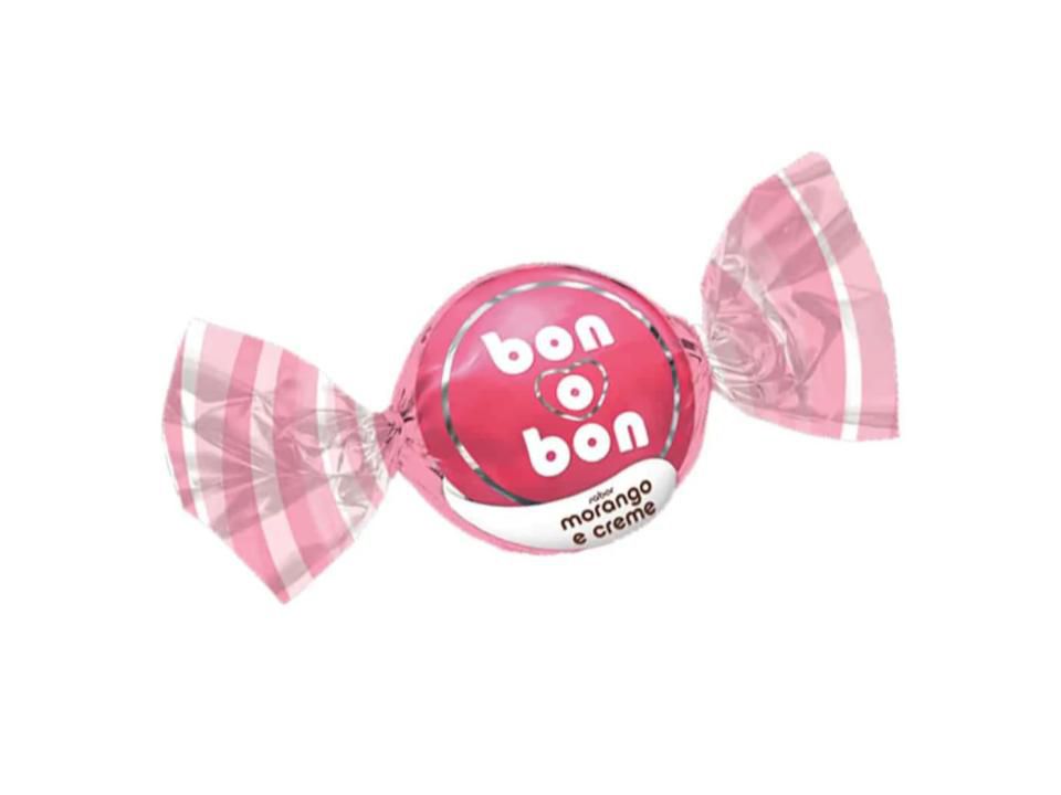 Bombom Morango Bonobon Arcor C/ 50unid 750g - Estação Doces