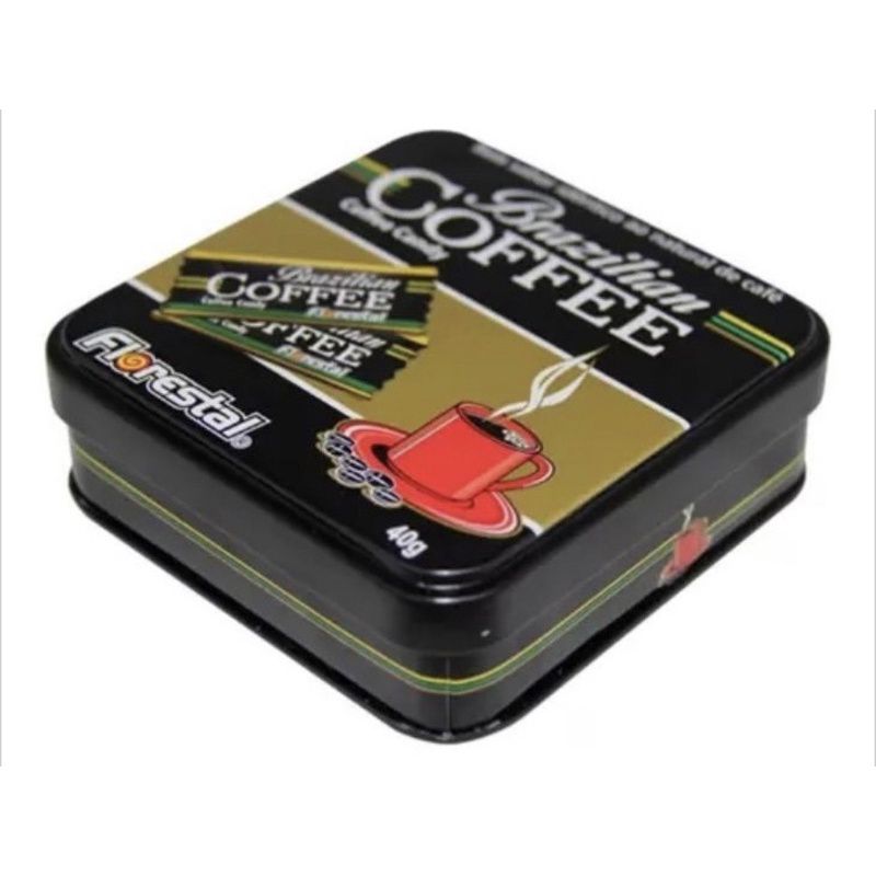 Bala Café Brazilian Coffee Florestal Lata C/ 10u 400g - Estação Doces
