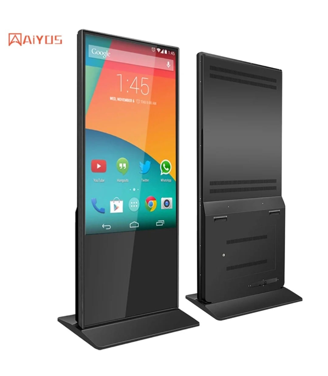 Totem Digital Vertical 43” com Android, WiFi, Bluetooth, Touch e Tela ...