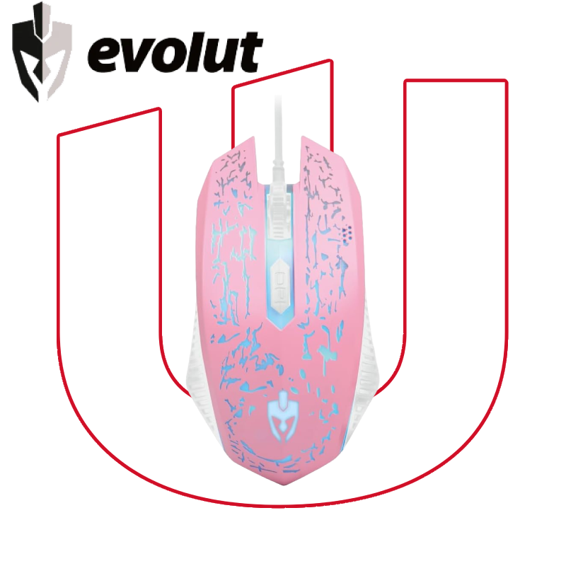 Gamer Teclado, Mouse e Headset com Fio EG53 Evolut Rosa - Curitiba - UseToner - Toners ...
