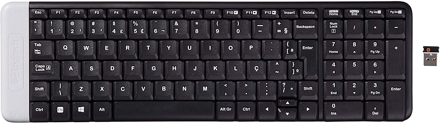 Teclado sem fio Logitech Desing Compacto - Royal Tech