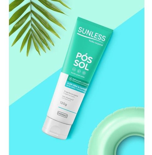 Loção Hidratante Pós-sol Aloe Vera E Camomila Sunless 120g - Fmart ...