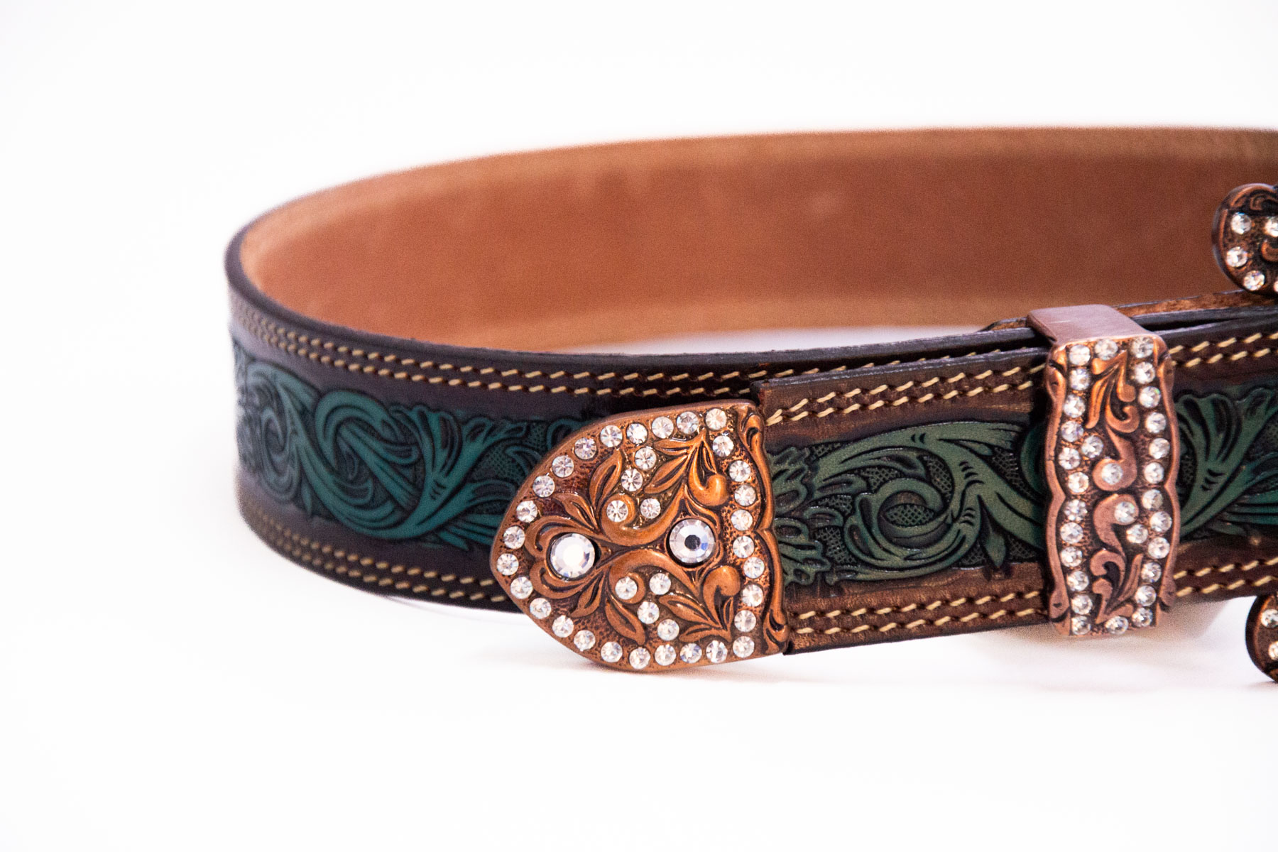 Cinto Feminino em couro - Paul Western - Comercial Fayad Agudos