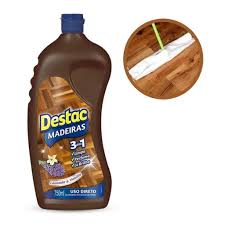 Limpador Destac Uso Direto Madeira 750ml - Smart Clean