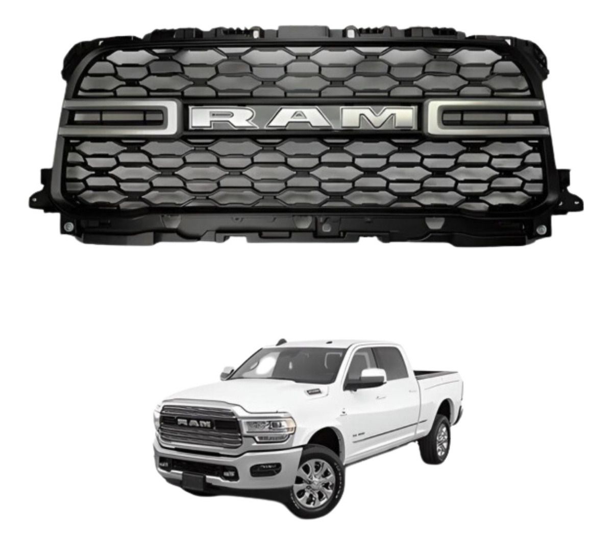 Grade Dodge Ram 2019 / 2020 Sem Led - 4x4import - Acessórios para Pickups