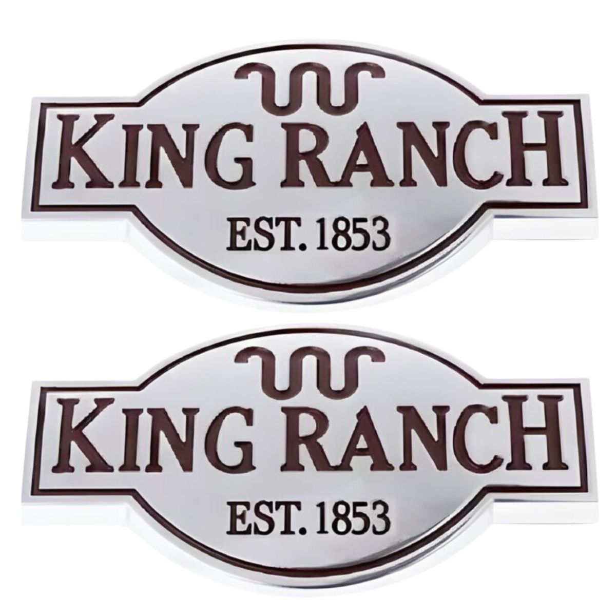 Par De Emblemas King Ranch - 4x4import - Acessórios para Pickups