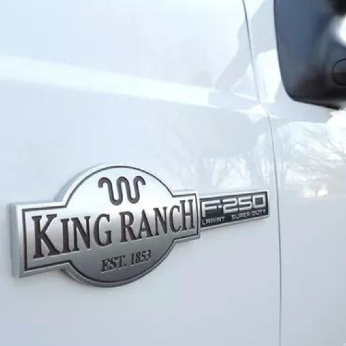 Emblema King Ranch F250 Lariat Super Duty - 4x4import - Acessórios para ...