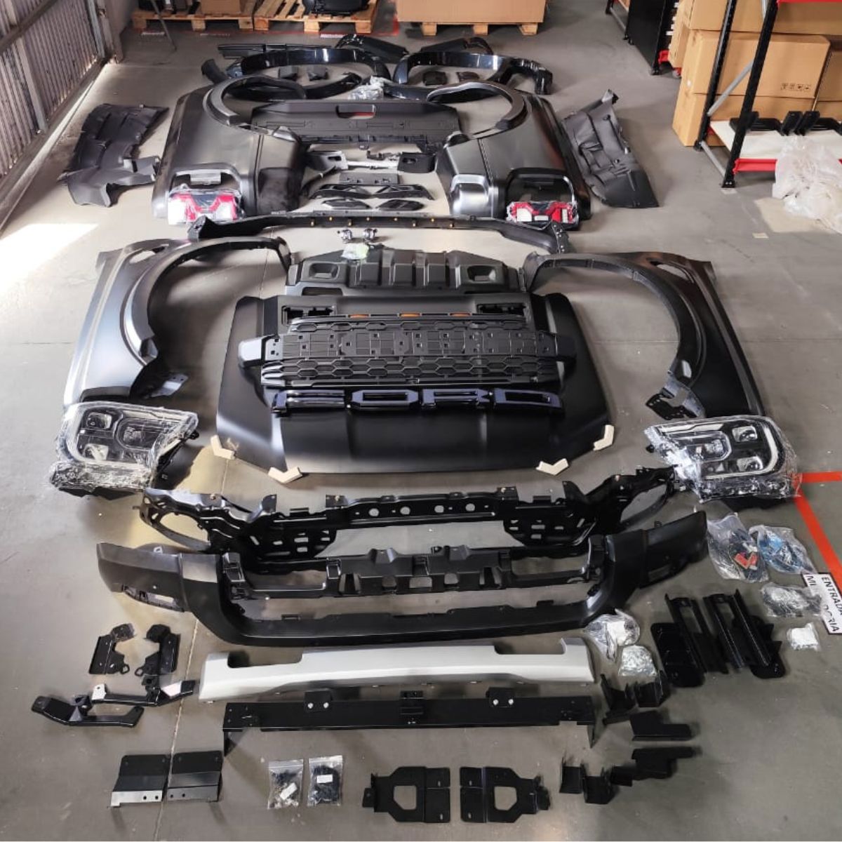 Kit Transformação Ranger 2016-2023 para Nova Raptor 2024 - 4x4import ...