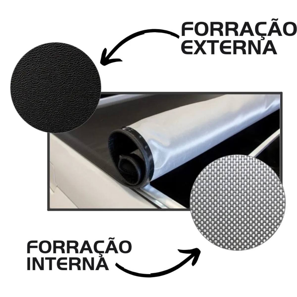 Capota Marítima Ranger Cabine Dupla Xls/xlt 2024 Flash Force - 4x4import - Acessórios para Pickups