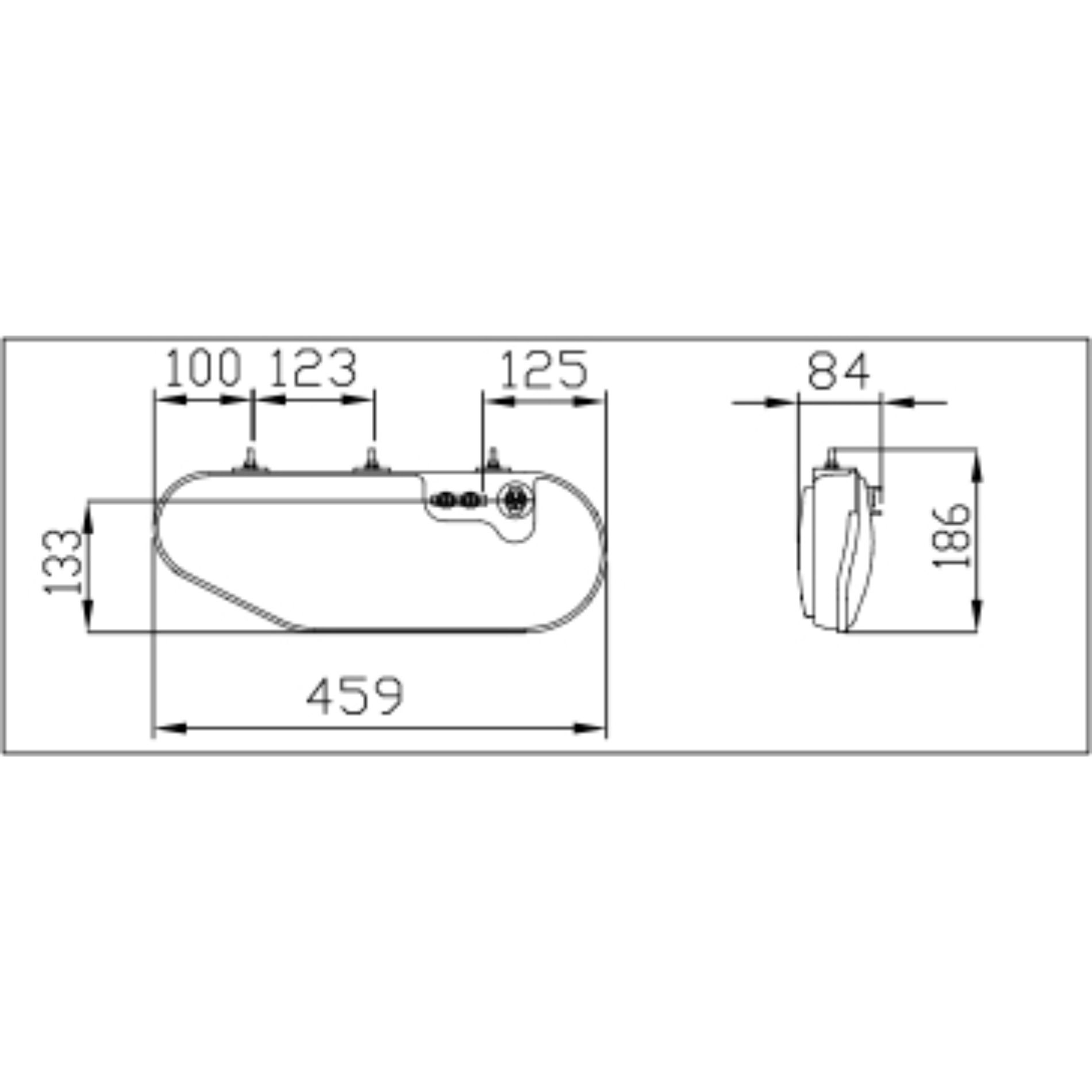 Lanterna Traseira Noma II LED 24v Lado Esquerdo - 8056.LE.200 - Atsul ...