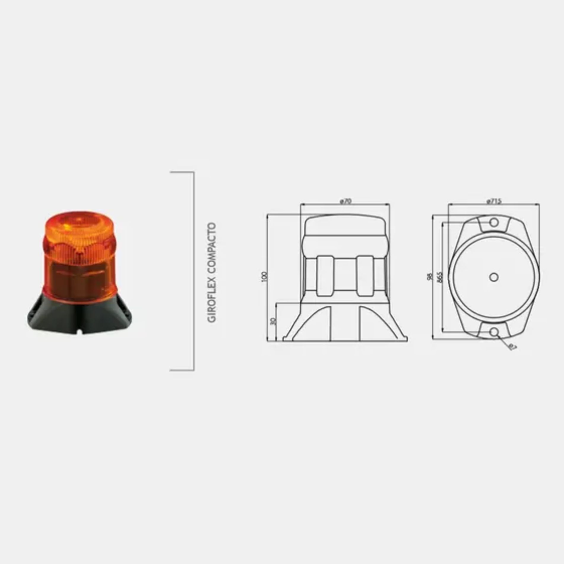 Giroflex Compacto Bivolt Braslux - 8521.80.301 - Atsul Partes