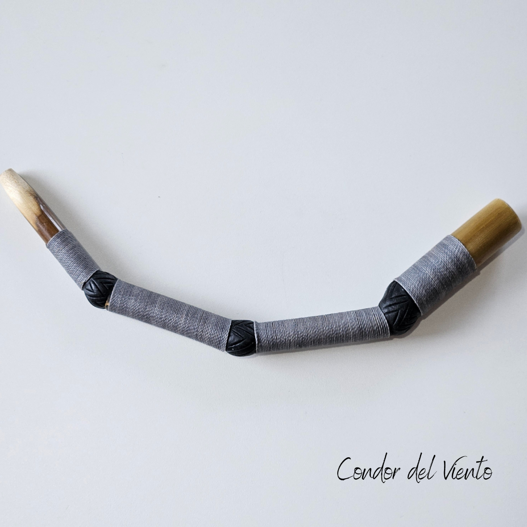 Tepi de Bambu cinza - Condor Del Viento - Condor Empório Natural Ltda