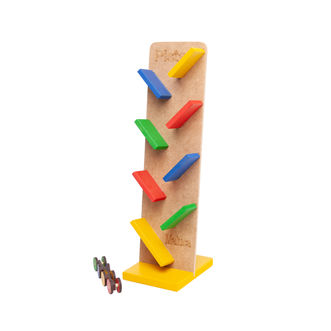 Brinquedo Educativo De Madeira Pista Maluca Zig Zag - gigi folia fantasia