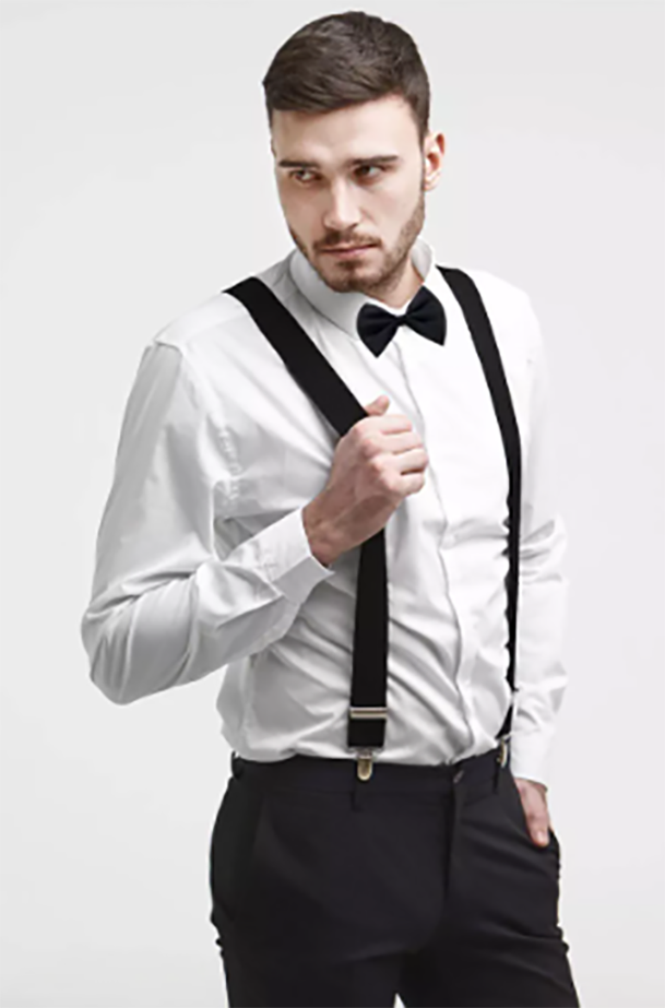 Chapéu Suspensório Gravata Coco Charles Chaplin Carlito Luxo - gigi ...