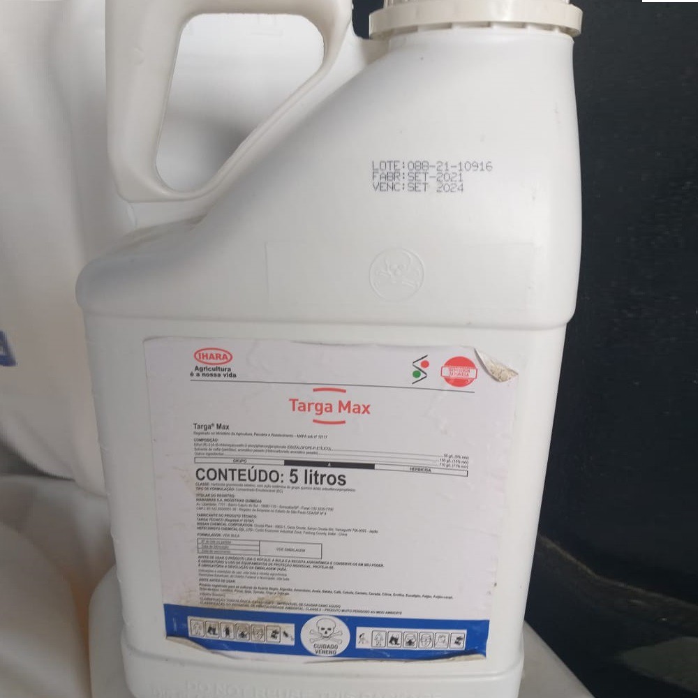 Herbicida Targa max 5 Litros - IHARA - roundup original bayer