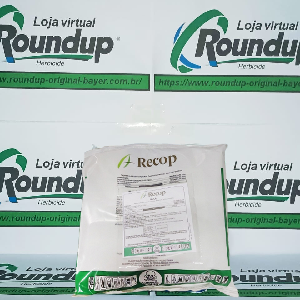 Fungicida bactericida RECOP 1 Kg - Cúprico de contato - roundup ...