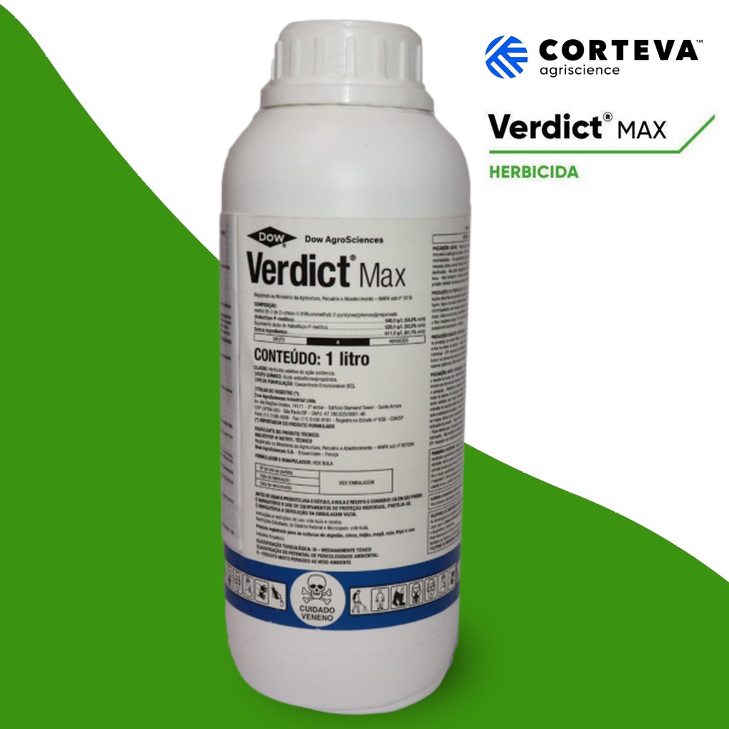 HERBICIDA VERDICT MAX 1 LITRO - roundup original bayer