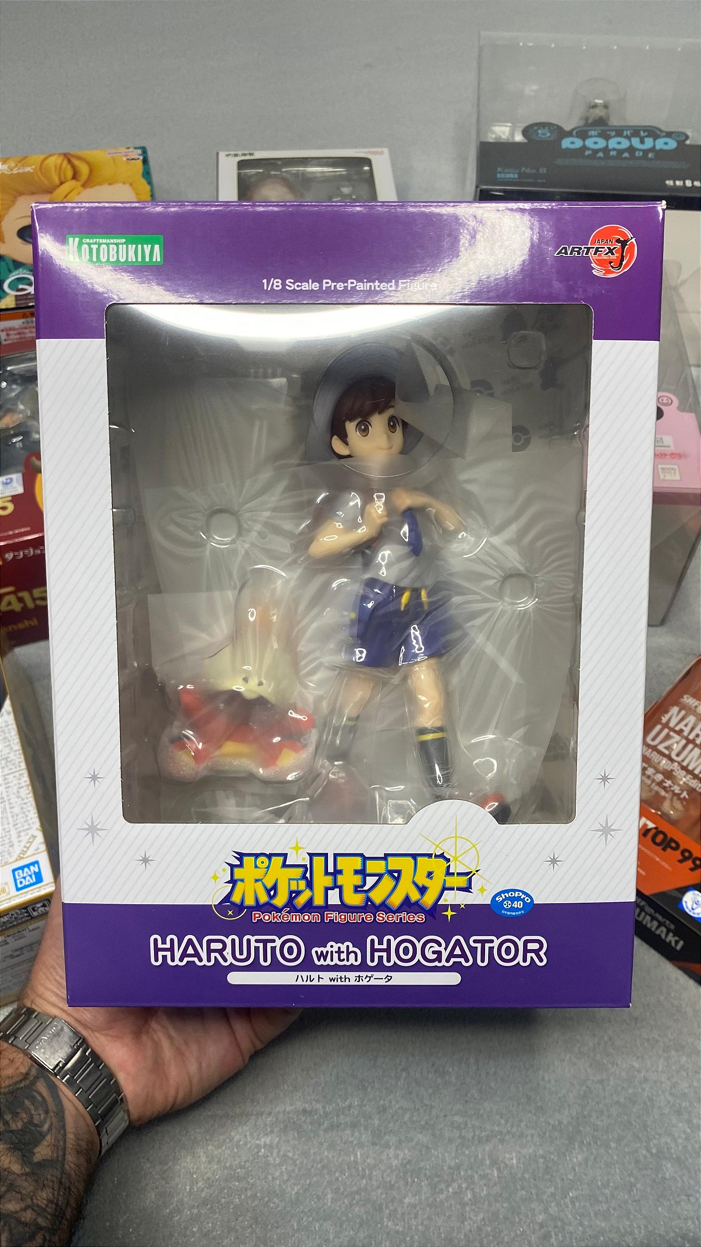 Figura Florian e Fuecoco Pokémon - Tanuki Store