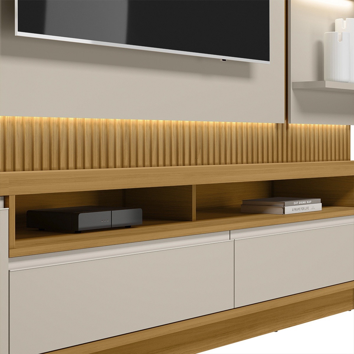 Conjunto Rack com Painel e 1 Modulado lateral - EM RIBEIRÃO PETO - Dois ...