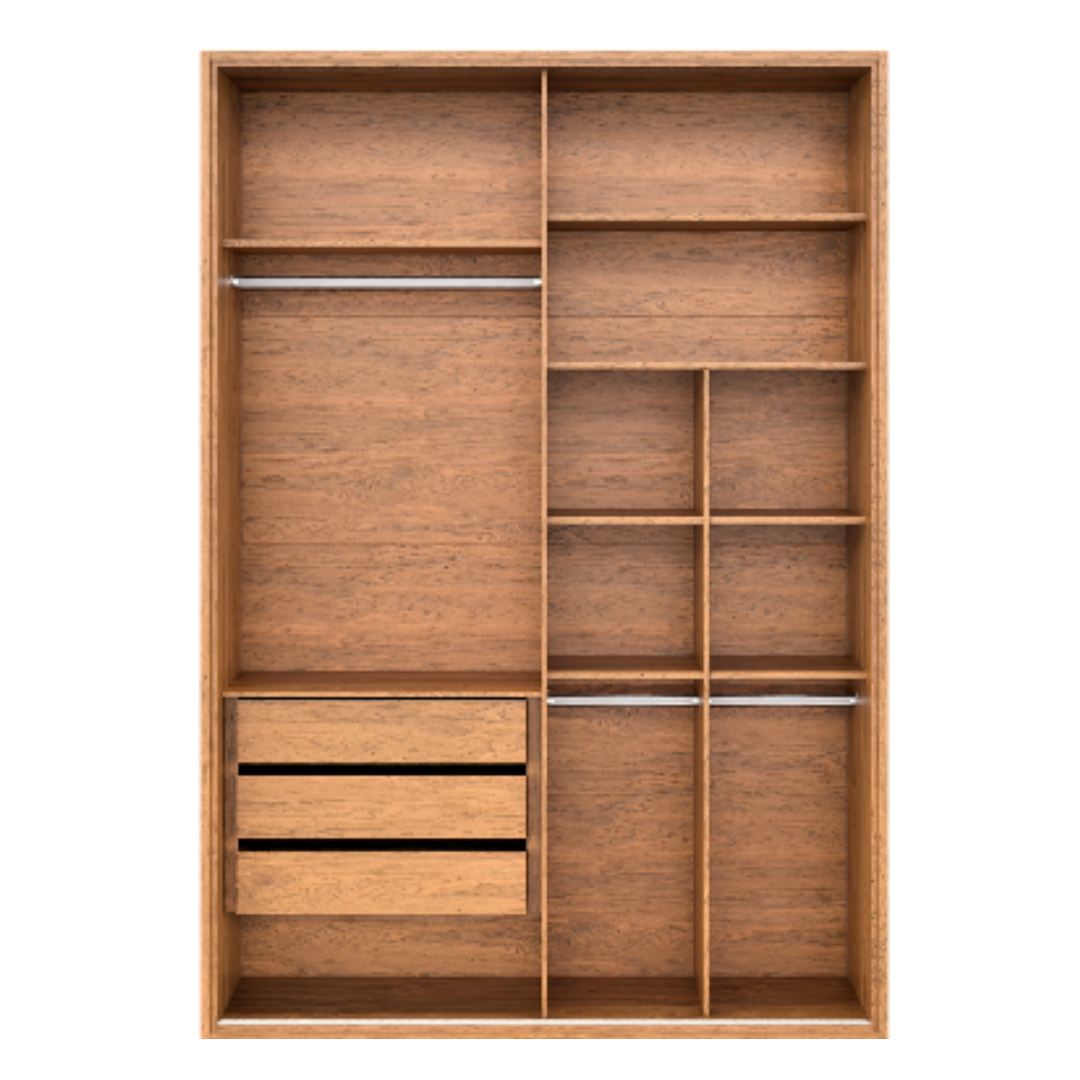 Guarda Roupa Robel Concept 1,86 c/ 4 portas - Dois Irmãos Móveis