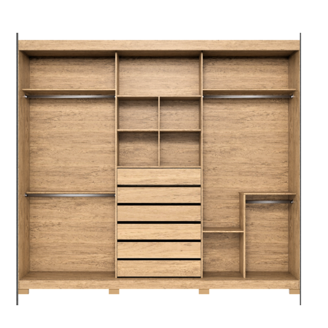 Guarda roupa New Prime s/espelho Robel - EM RIBEIRÃO PRETO - Dois ...