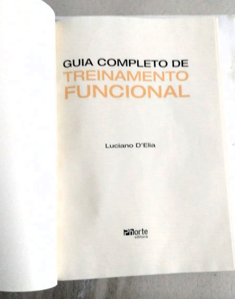 GUIA COMPLETO DE TREINAMENTO FUNCIONAL - LUCIANO D'ELIA - LIVROS MOSTEIRO SANTO