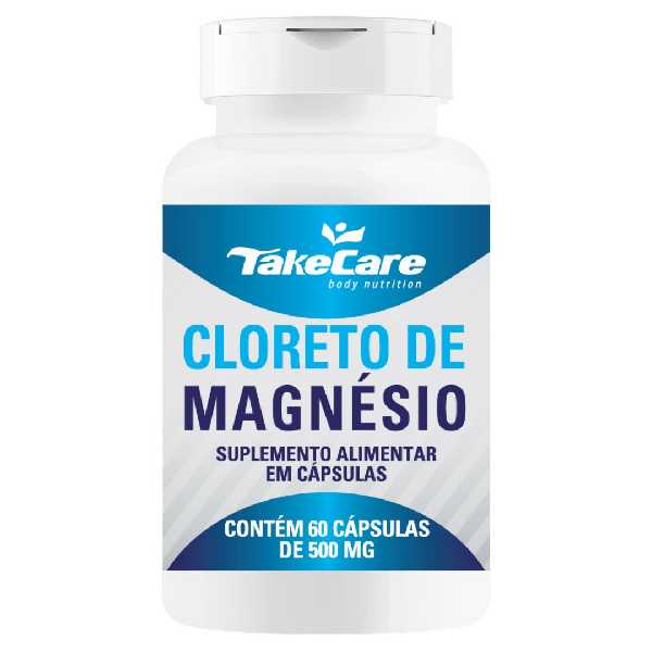 CLORETO DE MAGNÉSIO P.A TAKE CARE 500MG 60 CÁPSULAS - Batel