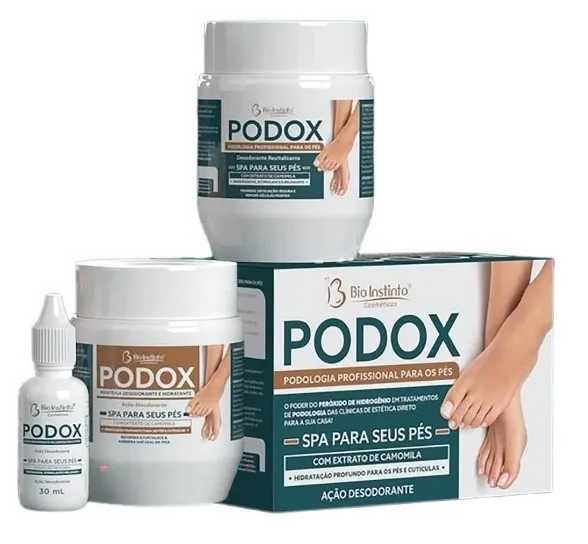 KIT PODOX PODOLOGIA PROFISSIONAL PARA OS PES - BIO INSTINTO - Batel