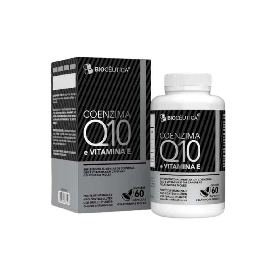 COENZIMA Q10 E VITAMINA E 60 CAPS CX/12 - BIOCEUTICA - Batel