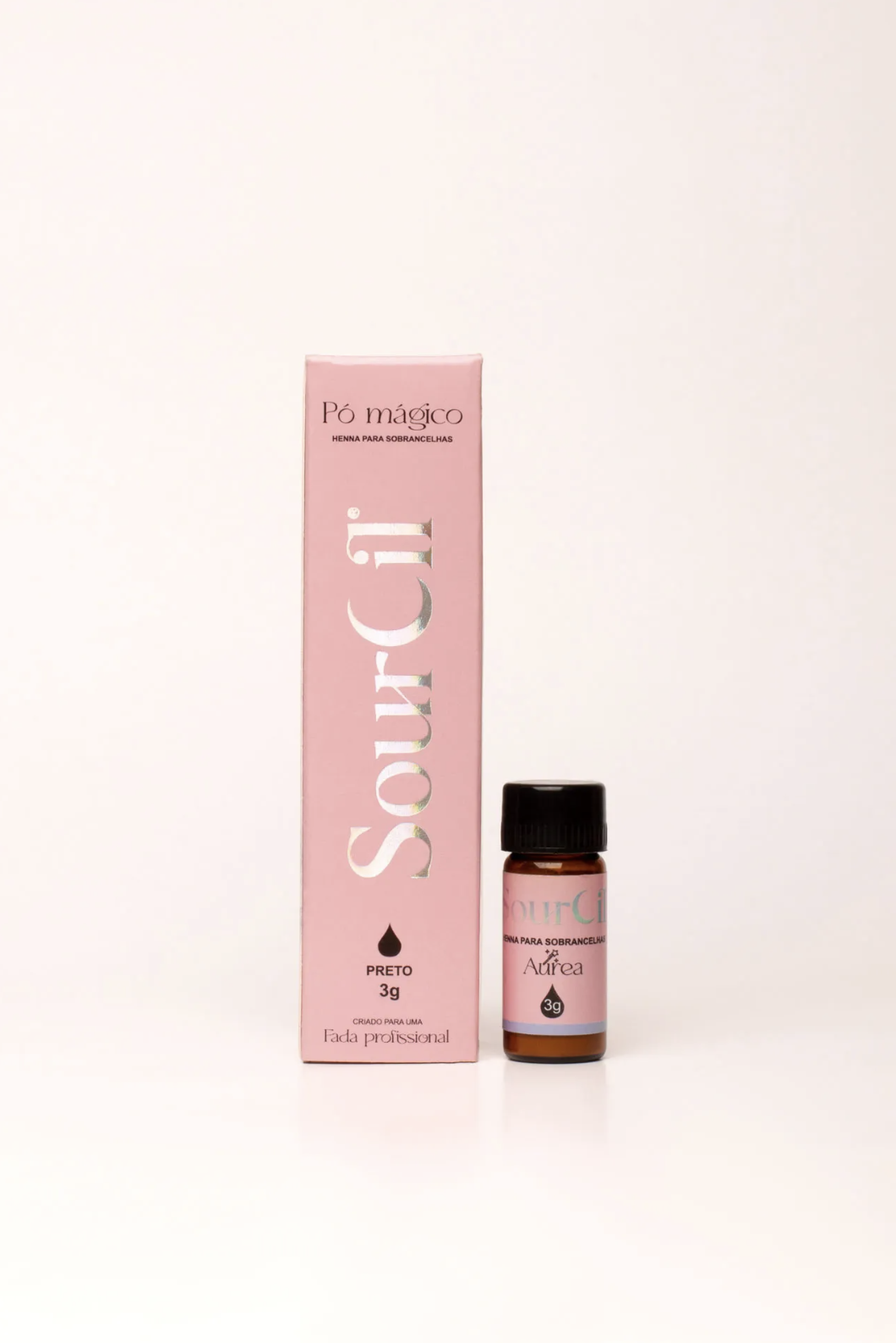 Kit Henna para sobrancelhas Sourcil Premium Rende 150 aplicações ...