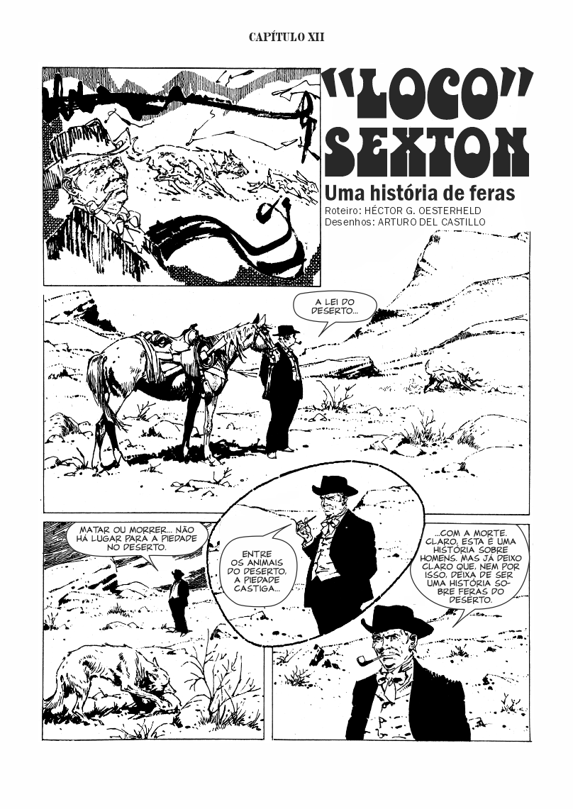 "Loco Sexton" - saga completa em 2 volumes - Oesterheld e Del Castillo - Editora Lorentz - A ...