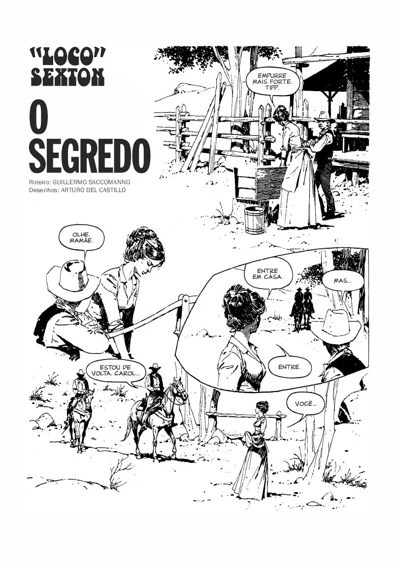 "Loco Sexton" - saga completa em 2 volumes - Oesterheld e Del Castillo - Editora Lorentz - A ...