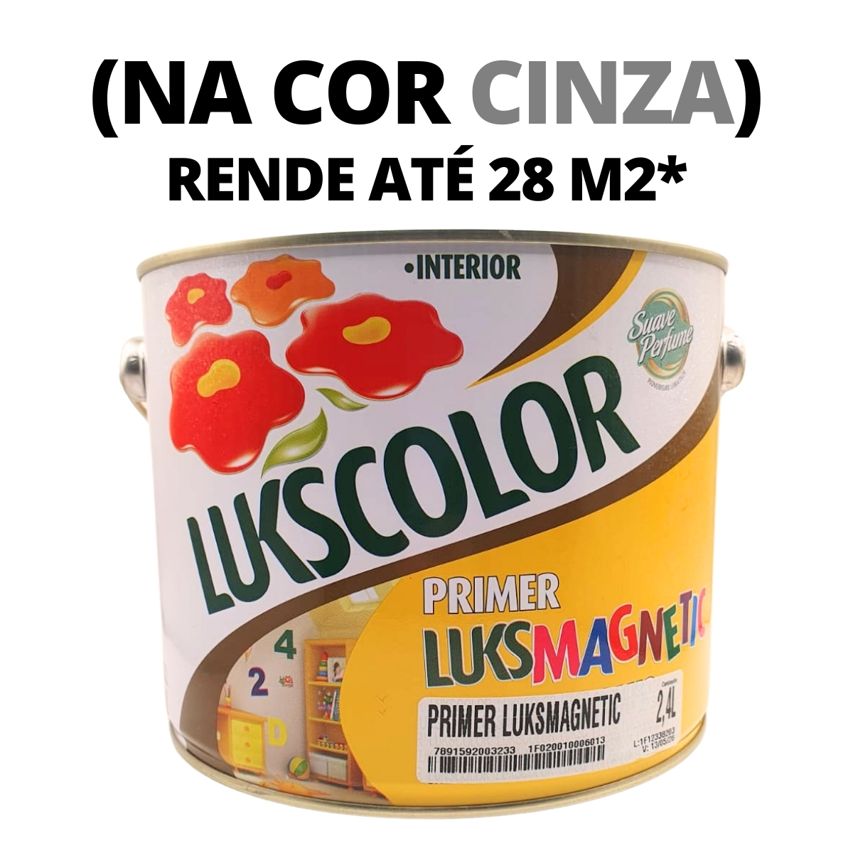 Tinta Magnética Imã Decoração Primer Parede 2,4lt Lukscolor - Favita ...
