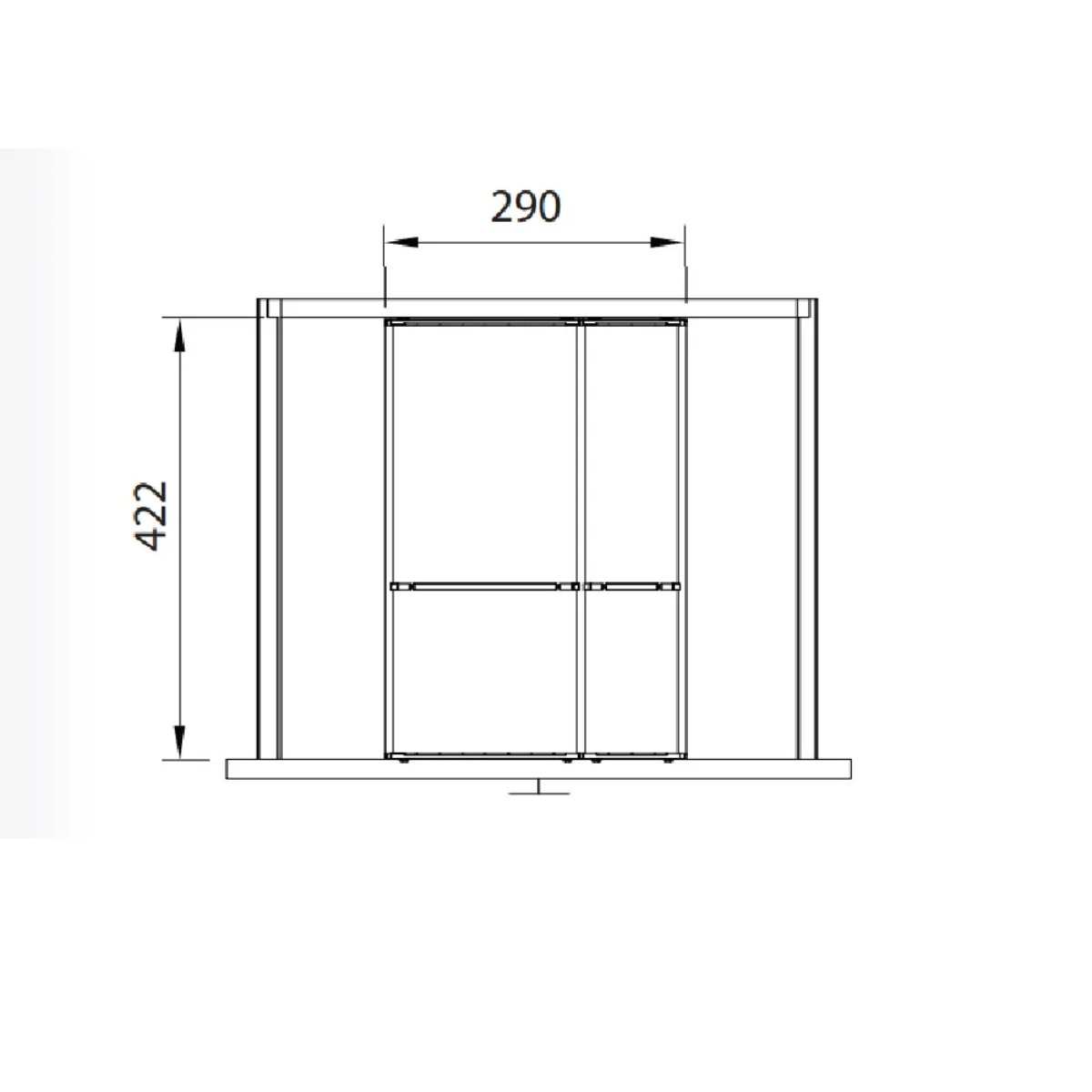 Divisor de Talheres de Inox 290 x 422 mm - Organize sua Cozinha - Ipê ...