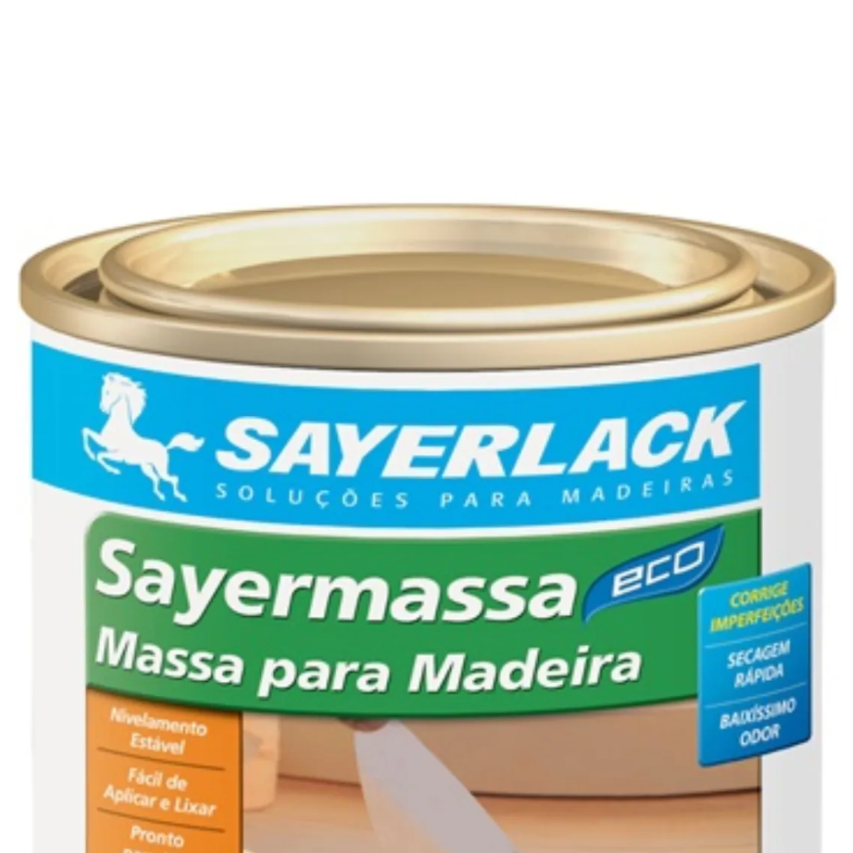 Massa Sayerlack para Madeira Mogno 380g- Reparos e Acabamento Perfeitp ...