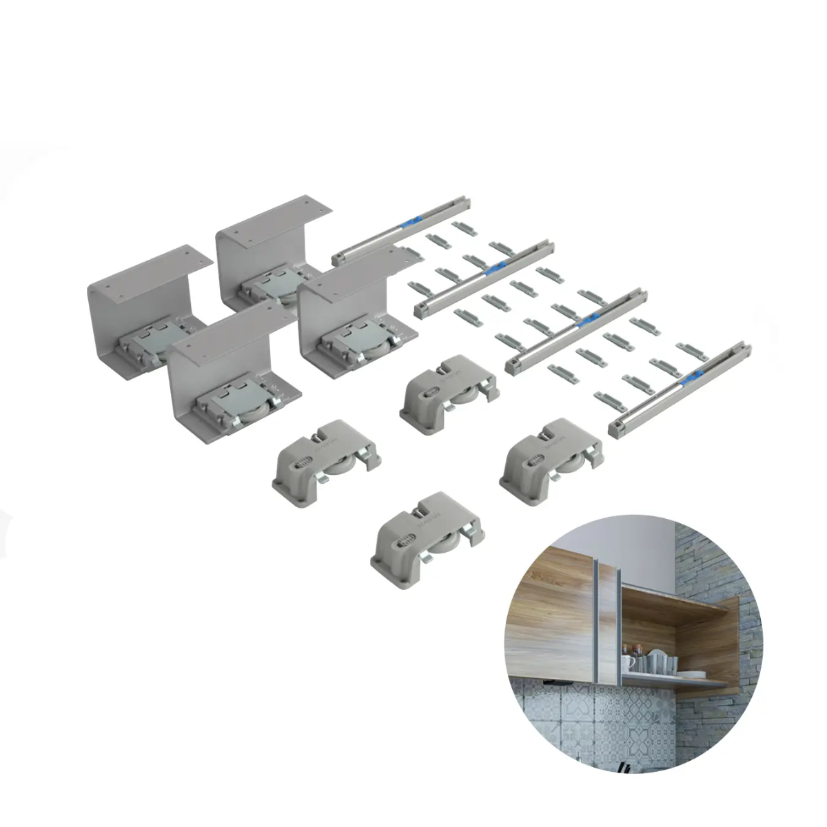 Rometal Linea TOP – Sistema Deslizante para Painéis Leves (10–20kg ...