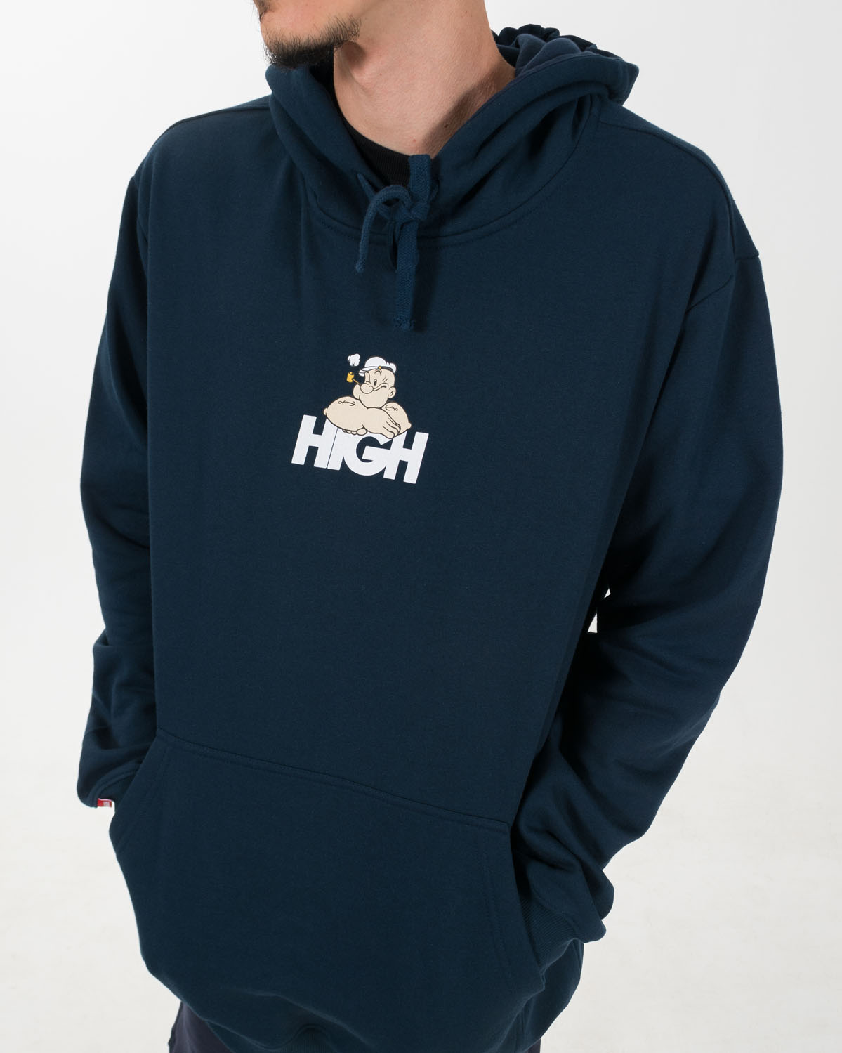 Hoodie High x Popeye Logo Navy - Meu Exagerado - Um outlet para chamar ...