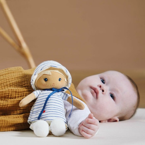 BONECA DE TECIDO ELI 25CM - Toyoca Brinquedos